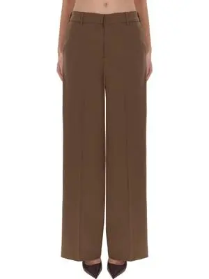 PT TORINO Lorenza Wide-leg Pants - Brown
