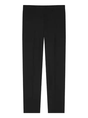 Givenchy Fitted Leg Tailored Trousers In Wool - Black