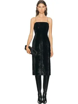 Helmut Lang Pony Midi Dress - Black