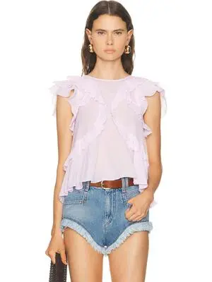 Isabel Marant Nalou Blouse - Light Pink