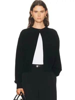 HOUSE OF DAGMAR Single Button Cardigan - Black