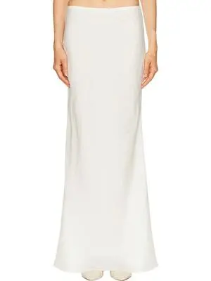 Cult Gaia Chantel Linen Skirt - Off White
