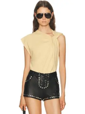 Isabel Marant Nayda Top - Dusky Yellow