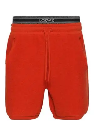 Loewe Terry Stitch Shorts - Orange