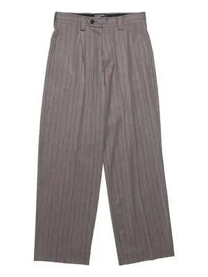 Enfants Riches Déprimés Pinstripe Carrot Leg Trousers - Grey