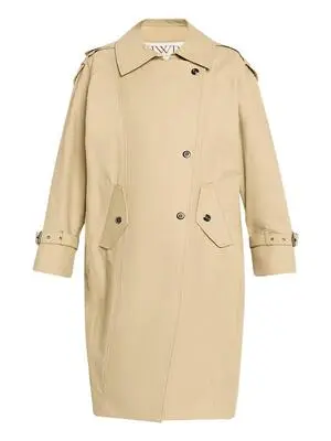 TWP Bogie Long Trench Coat - Olive