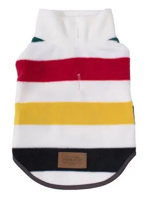Pendleton Striped Fleece Dog Vest - Glacier