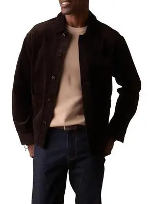 THE NORMAL BRAND Corduroy Chore Coat - Dark Brown