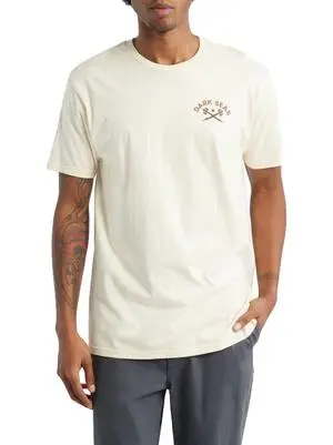 DARK SEAS Never Sleep Cotton Graphic T-shirt - Cream