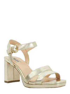 Dune London Manifesting Platform Sandal - Gold