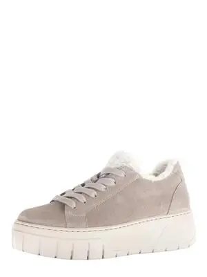 Gabor 73.221 Faux Fur Lined Platform Sneaker - Silk