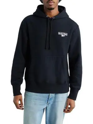 SERVICE WORKS Trademark Relaxed Fit Hoodie - Black
