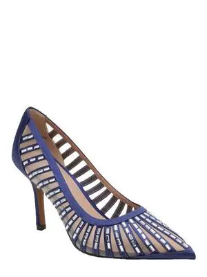 Linea Paolo Paola Pointed Toe Pump Navy