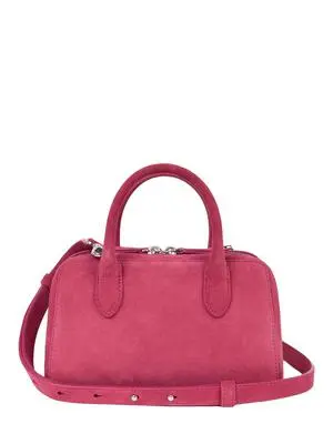 WE-AR4 The Ivy 22 Leather Satchel Berry