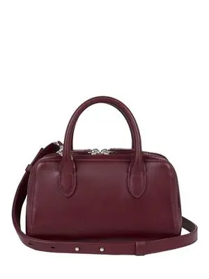 WE-AR4 The Ivy 22 Leather Satchel Oxblood