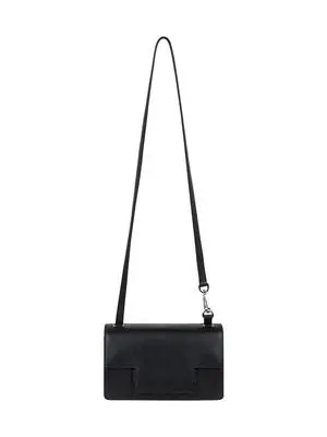 WE-AR4 The Accordion Leather Shoulder Bag - Black