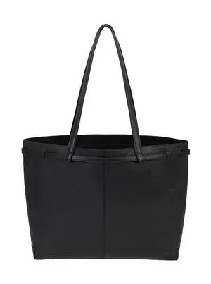 WE-AR4 The Pixie Leather Tote - Black