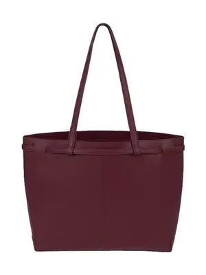 WE-AR4 The Pixie Leather Tote - Cabernet