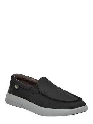 Sanuk Happy Hour Lite Resort Slip-on Sneaker - Black