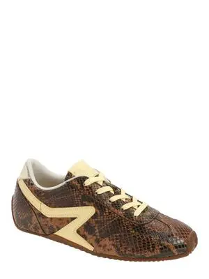Rag & Bone Retro Runner Slim Ultra Sneakers - Mocha Snake