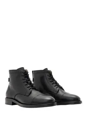 ALLSAINTS Bloom Lace-up Boots - Black