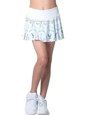 Lucky In Love Flounce Skirt - White