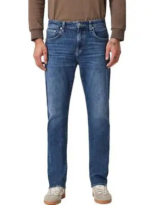 MAVI Zach Straight Leg Jeans Dark Brushed Classic Blue