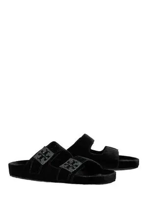 Tory Burch Mellow Pavé Slide Sandal - Perfect Black/jet