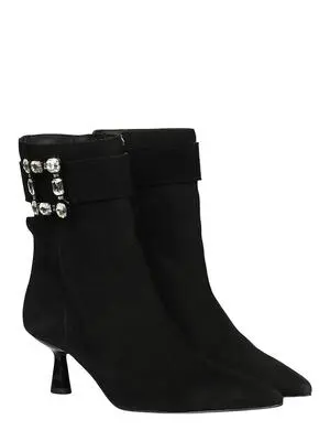 SAINT G Eishi Pointed Toe Bootie - Black