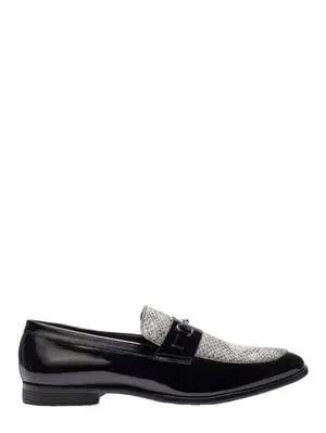 CARLOS BY CARLOS SANTANA Maestro Bit Loafer - Black Snake Print