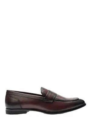 CARLOS BY CARLOS SANTANA Solstice Penny Loafer - Brown Leather