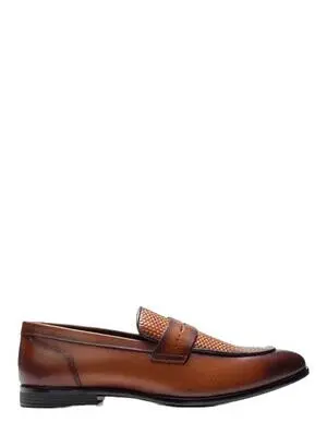 CARLOS BY CARLOS SANTANA Solstice Penny Loafer - Tan Leather