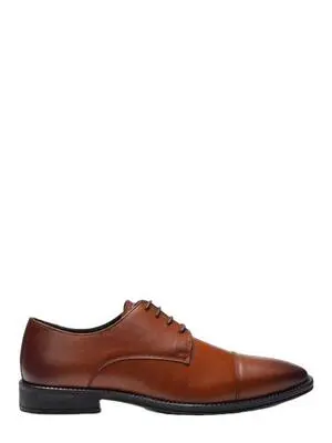 A. VEER Maddox Cap-toe Oxford - Tan Leather