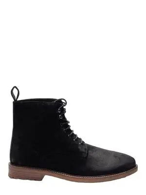 A. VEER Summit Lace-up Boots - Black Leather