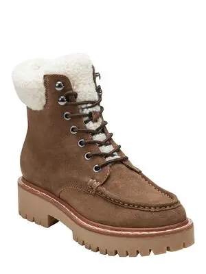 MARC FISHER Nallie Faux Shearling Boots