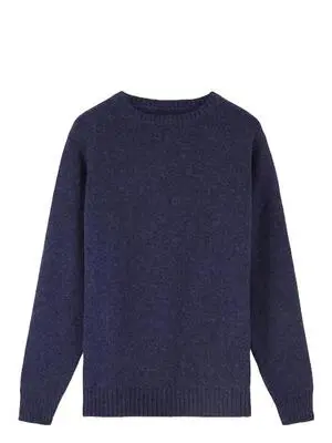 FORTELA Fortela Marco Alpaca Crewneck Sweater Blue