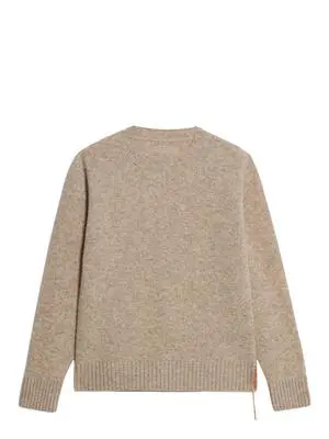 FORTELA Skipper Merino Wool Crewneck Sweater - Taupe