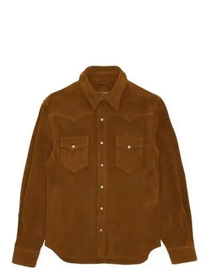 FORTELA Western Suede Shirt - Mou