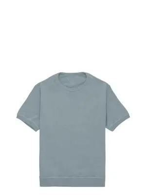 FORTELA Brushed Jersey Short Sleeve Sweatshirt - Cgr