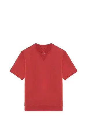 FORTELA Brushed Jersey Short Sleeve Sweatshirt - Lobster