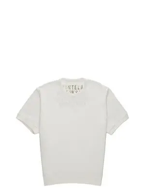 FORTELA Brushed Jersey Short Sleeve Sweatshirt - Off White