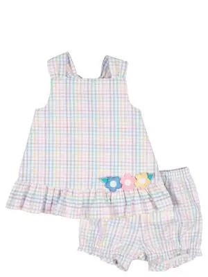 FLORENCE EISEMAN Dress And Bloomer Set - Multi