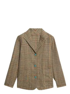 FORTELA Classic Wool Check Jacket - Mix
