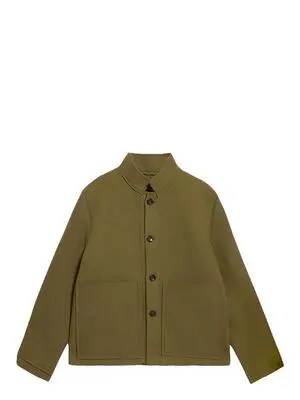 FORTELA Miller Short Virgin Wool Jacket Olive