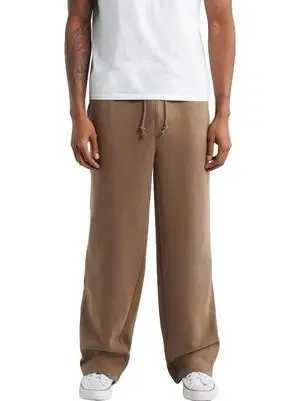 Bp. Straight Leg Fleece Sweatpants - Brown Shiitake