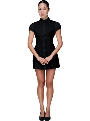 GUIZIO Liana Mini Dress - Black