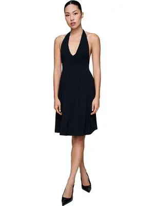 GUIZIO Halter A-Line Dress