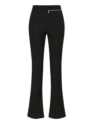 PCFG Zip Detail Skinny Flare Pant - Black