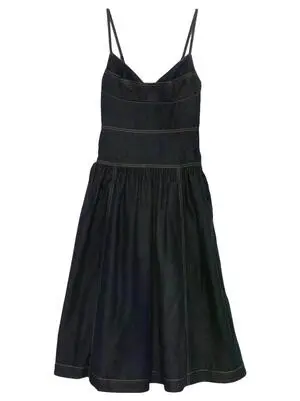 Zimmermann Sleeveless Denim Midi Dress - Blue