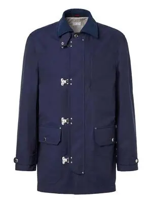 Brunello Cucinelli Cotton-blend Jacket - Blue